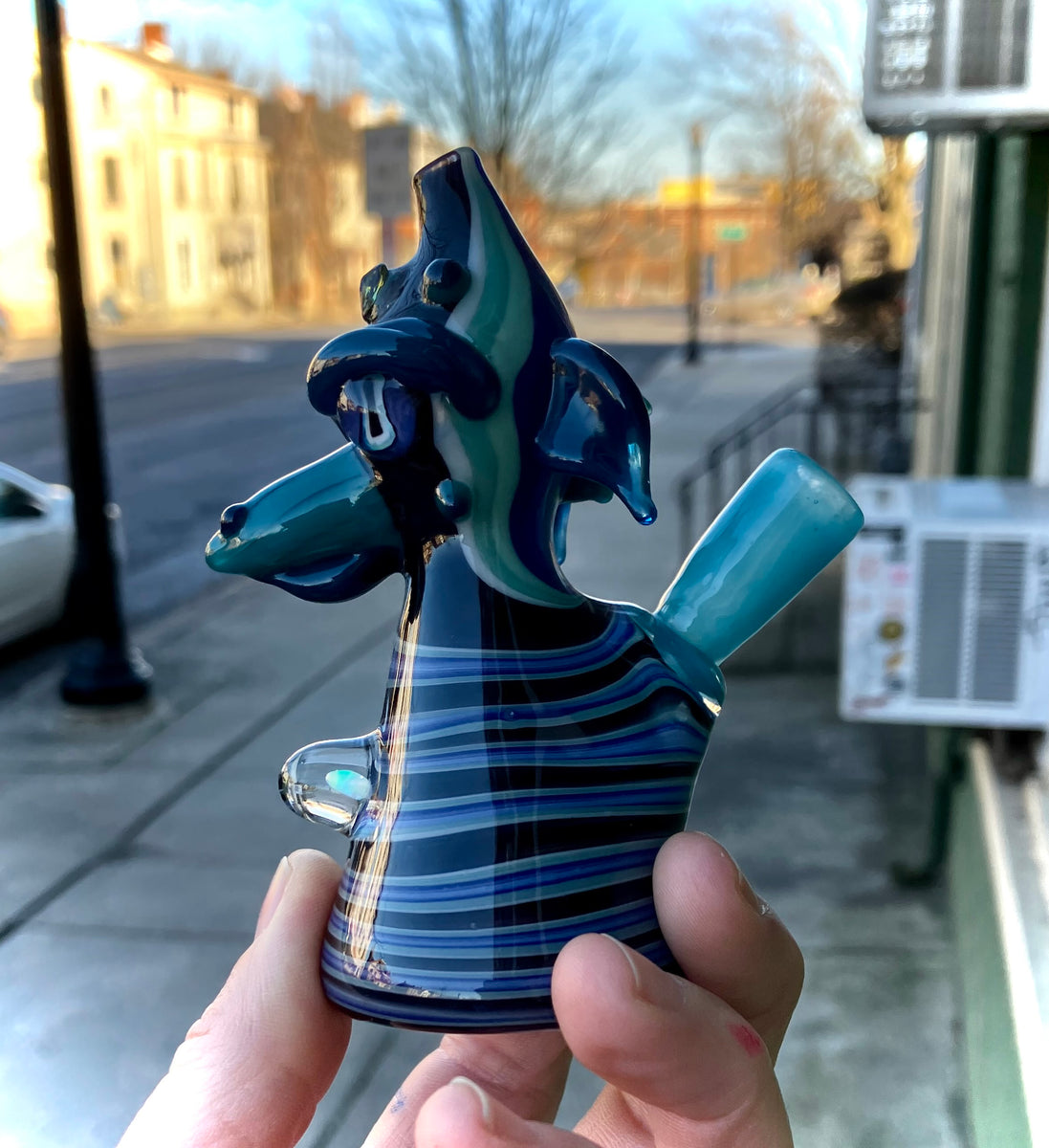 Prism - Blue Beaker Buddy – Primal Glass