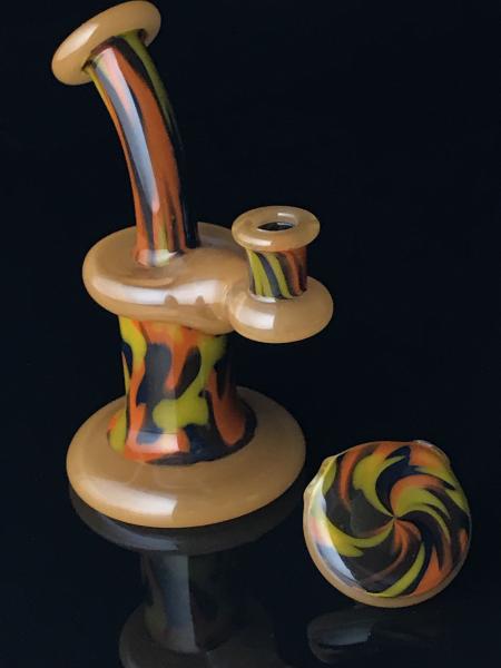 Yook Peach Camo Mini Banger w/ Pendant – Primal Glass