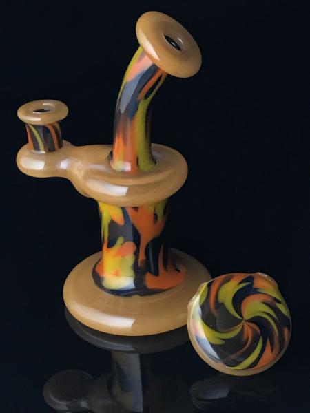 Yook Peach Camo Mini Banger w/ Pendant – Primal Glass