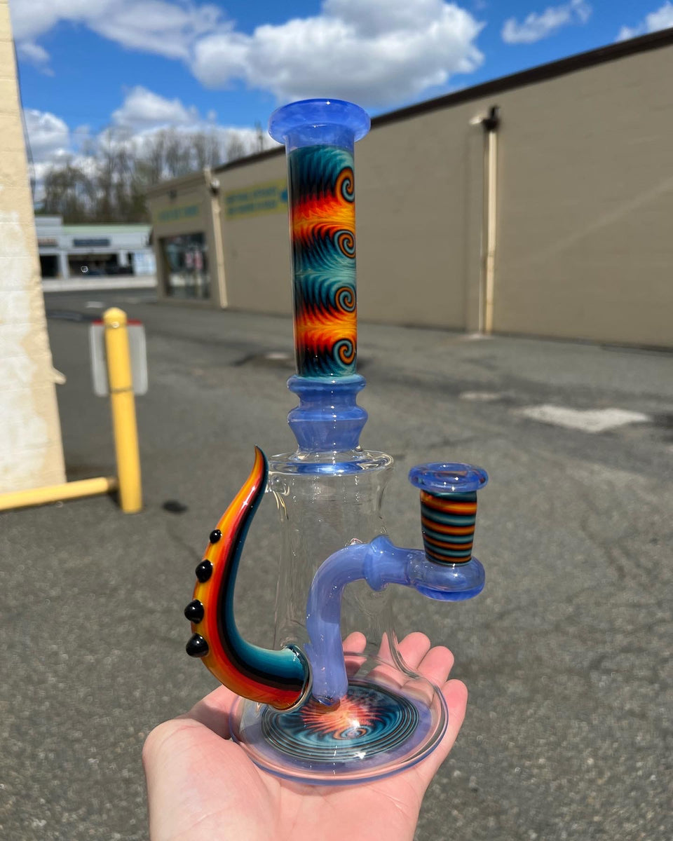 Devo Blue Cheese Custom Wig Wag Tube w/ Horn – Primal Glass