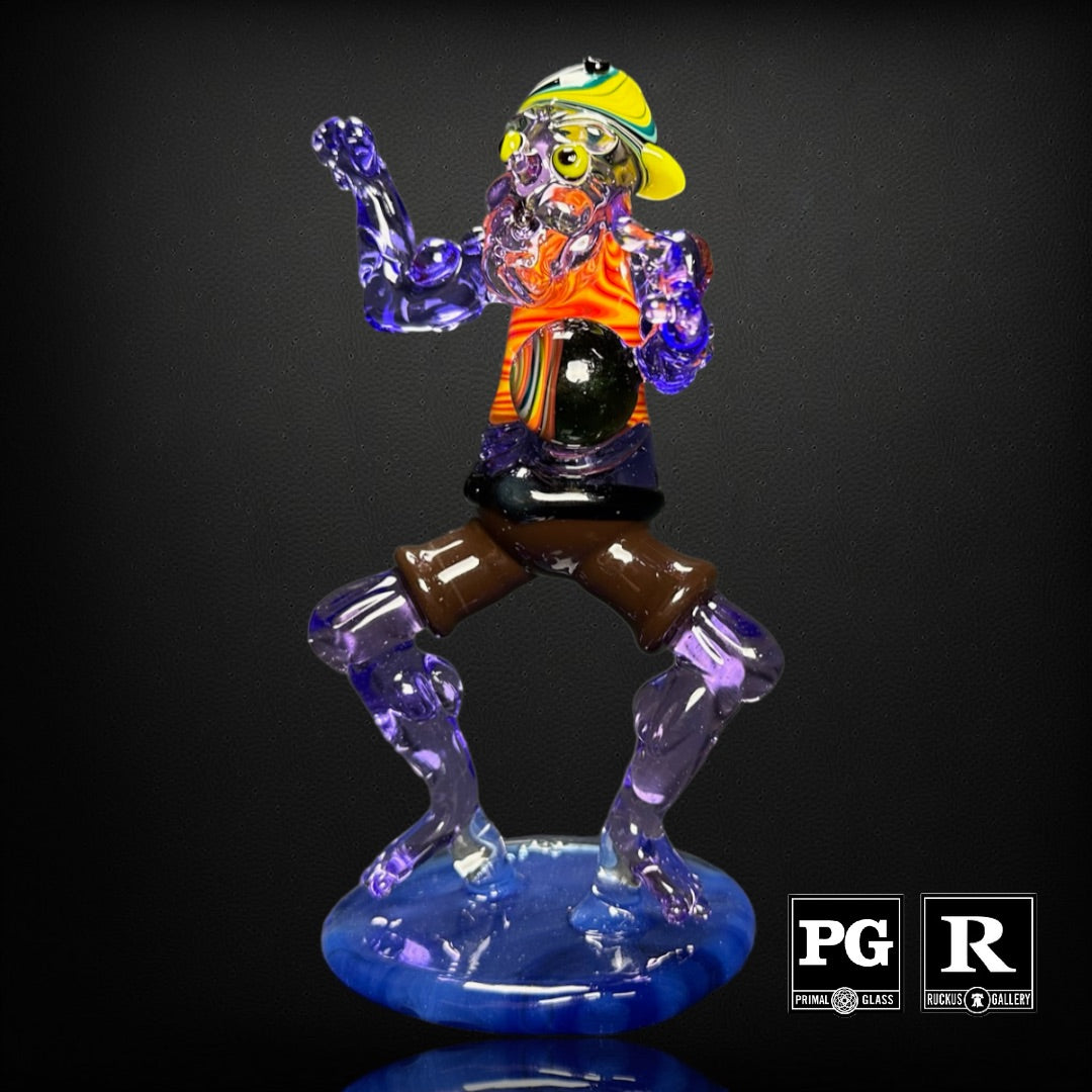 Charisma Glass - Marble Thief Dry Pipe (Multiple Styles) – Primal Glass